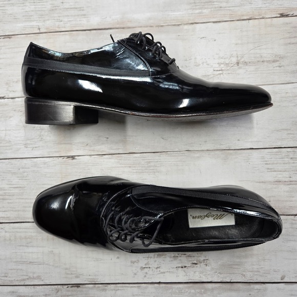Mezlan | Shoes | Mezlan Broadway Patent Leather Oxford Mens 5 Black ...